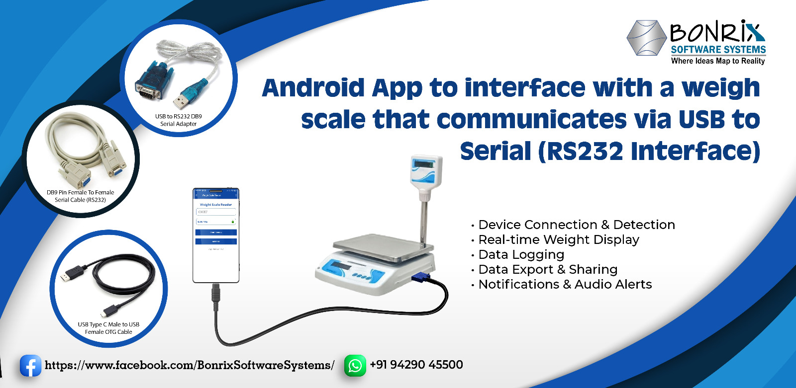 Android App for Weigh Scale USB to Serial (RS232 Interface) - Ahmedabad ...